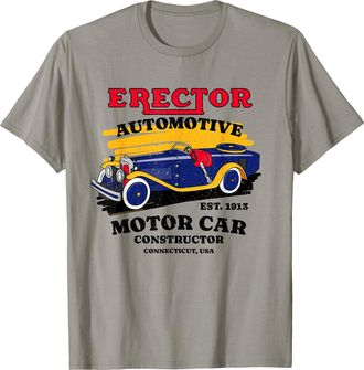 Meccano Erector Automotive Retro-Motorwagen USA T-Shirt
