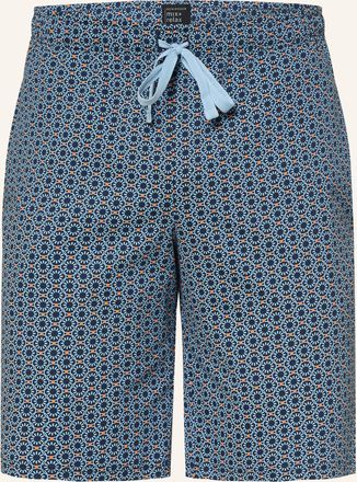Schiesser Schlafshorts Mix+Relax blau