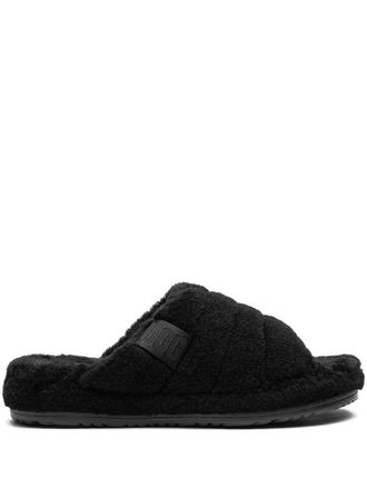 UGG claquettes Fluff You - Noir