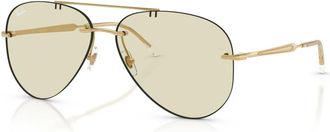 Ray-Ban Lunettes de soleil pilote - unisex - Accessoires - Jaune - Taille: 62 MM