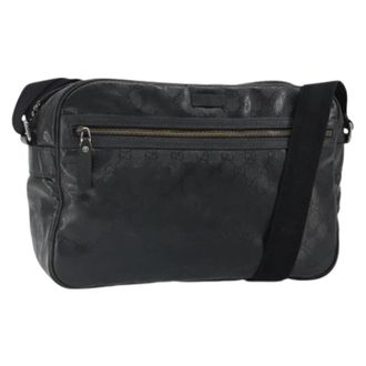 Gucci Pre-owned Vintage GG Canvas Schultertasche - - Pre-owned - Damen - Schwarzk - ONE SIZE