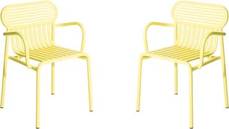 PETITE FRITURE Chaise Week-end avec accoudoirs - Set de 2 Petite friture