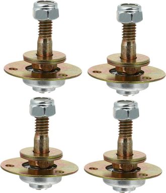 Valiclud 4 Stück Teiliges Rocking Chair Verbindungsstück Stabile Möbelachse aus Hochwertigem Eisen Langlebiges Lager für Schaukelstuhl Einfach zu Montieren Pas