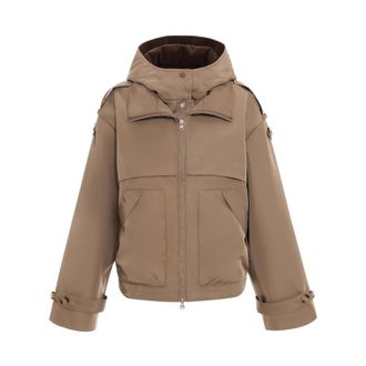 Urban Code Kurzer Parka mit abnehmbarer Kapuze - - Jackets - Damen - Braun - S