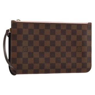 Louis Vuitton Pochette en toile Pre-owned - Femme - Pre-owned - Brun - Taille: ONE Size