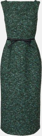 Erdem Robe midi en tweed