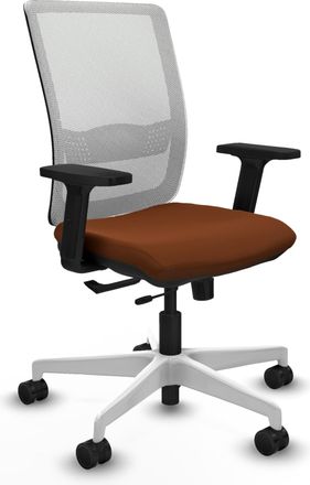 Piqueras y Crespo Haches PC-Stuhl mit 2D-Armlehnen, h&ouml;henverstellbare Lendenwirbelst&uuml;tze, ausgestattet mit Syncro/Traslack und eingespritztem Schaum. Mit Rollen von 65 