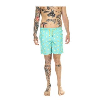 Happy Socks Banana Break Long Swimshorts 6700 - - Swimwear - Herren - Mehrfarbig - S