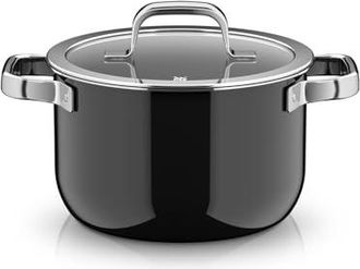 WMF Fusiontec Mineral Pro, Kochtopf mit Deckel, 20 cm, kratzfestes Material, Kochtopf Induktion, f&uuml;r alle Herdarten geeignet, Made in Germany, schwarz, 05