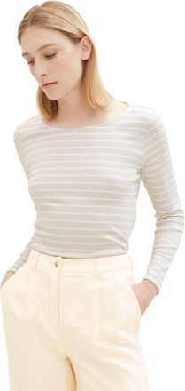 Tom Tailor Damen Langarmshirt mit Streifen