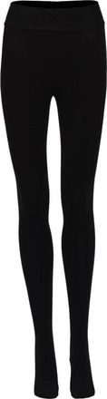 Magda Butrym Fu&szlig;bedeckte Baumwollleggings - - Trousers - Damen - Schwarzk - S