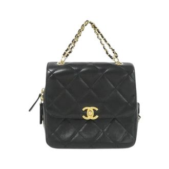 Chanel Pre-owned Lambskin Backpack - - Pre-owned - Damen - Schwarzk - ONE SIZE