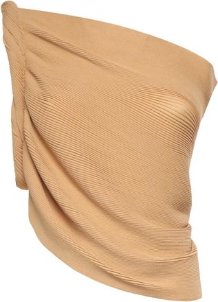 Alberta Ferretti Femme, Tops, Beige, Taille: 40 FR Haut sans manches
