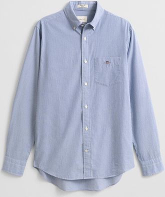 GANT Leichtes Popeline-Streifenhemd aus Baumwolle mit Brusttasche in