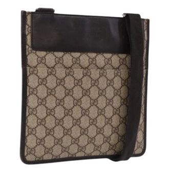 Gucci Sac bandouli&egrave;re vintage doccasion - Femme - Pre-owned - Brun - Taille: ONE Size