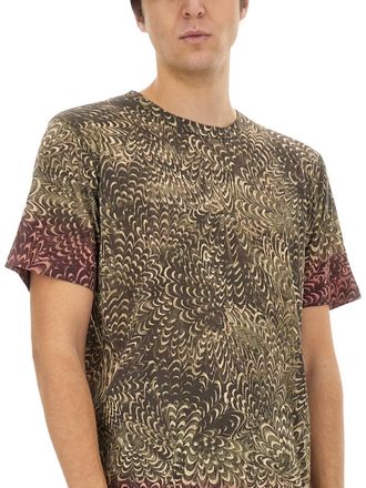 Dries Van Noten Multicolor Cotton T-Shirt - Multicolor