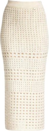 Liu Jo Femme, Jupes, Blanc, Taille: 42 FR Maxi Skirts