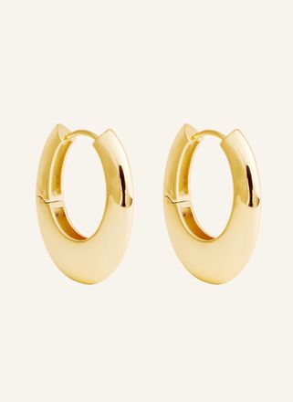 Pompidou Creolen Maxi Pebbles Hoops By Glambou gold