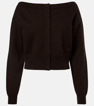 Tom Ford Cardigan en cachemire &agrave; encolure bardot