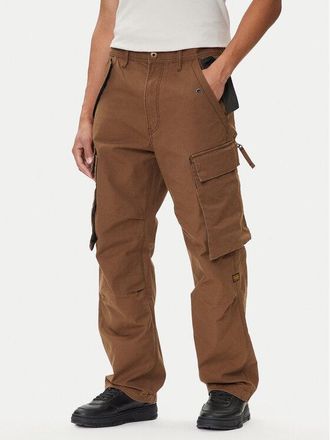 G-Star Stoffhose R-3N D25224-D191 Braun Straight Fit