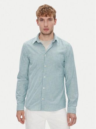 Marc O'Polo Hemd 526 7210 42358 Gr&uuml;n Slim Fit