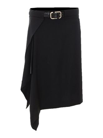 The Attico Jupe Midi - Noir