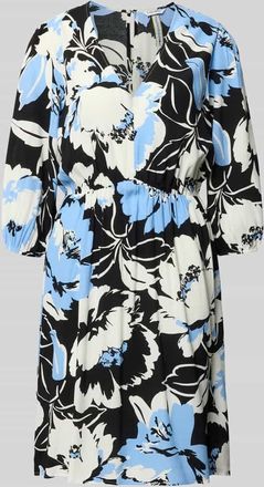 Zabaione Knielanges Kleid aus Viskose im Allover-Look Modell Fe44li