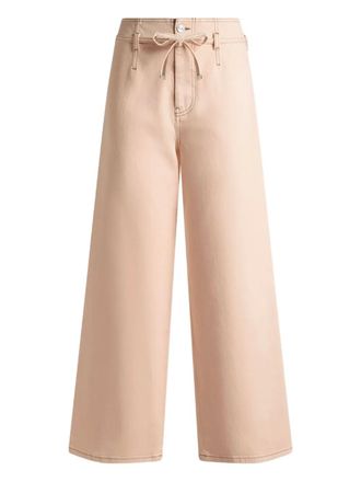 Etro pantalon court à taille ceinturée - Rose