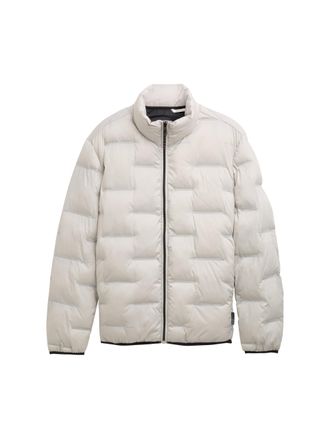 Tom Tailor Herren 1046263 Lightweight Steppjacke mit Stehkragen, 14817-Dusty Putty Grey, XXL