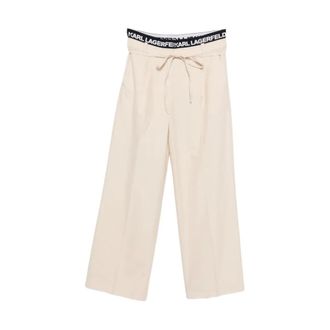 Karl Lagerfeld Damen, Hosen, Beige, MGr&ouml;&szlig;e