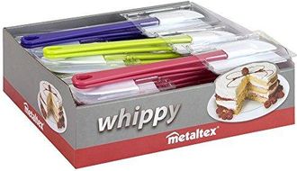 Metaltex Viscio Trading Silikonspatel 2 St&uuml;ck 24 cm Whippy ABS Eva auf Display