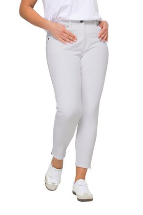 Angel Of Style Jeans Irma, Slim Fit, mit Stretchkomfort. Schmale und Bequeme 5-Pocket. Bund mit G&uuml;rtelschlaufen, Knopf und Zipper