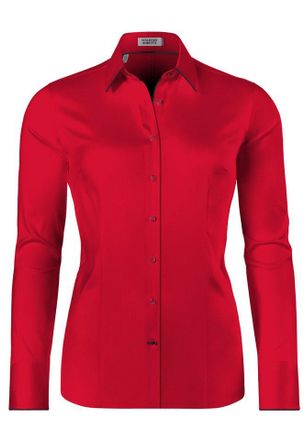 Vincenzo Boretti Klassische Bluse tailliert stretch