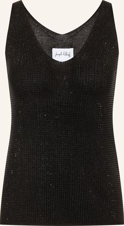 Joseph Ribkoff Stricktop Mit Schmucksteinen Und Glitzergarn schwarz