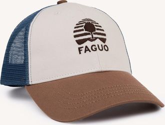 Faguo Casquette beige et camel