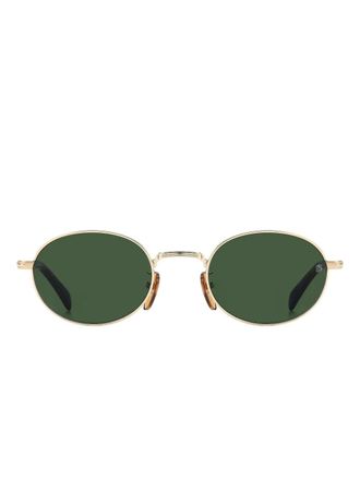 Eyewear by David Beckham Sonnenbrille mit rundem Gestell - Gold
