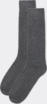 Calzedonia Kurze Socken Mit Wolle Und Mit Kaschmir Grau