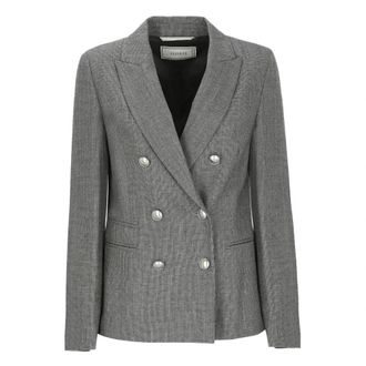 PESERICO Zweireihiger Blazer - - Jackets - Damen - Grau - L