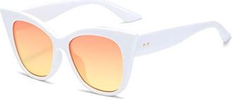 Generic Lunettes de soleil tendance oeil de chat à grande monture pour hommes et femmes pour les sports de plein air (couleur : E, taille : 1) 2026, C, Taille