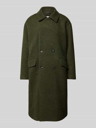 American Vintage Mantel aus Leinen-Mix mit Umlegekragen Modell BAZYBAY