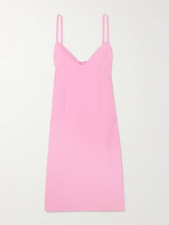 Jacquemus Robe Midi En Laine Et Soie M&eacute;lang&eacute;es La Robe Camison - Rose