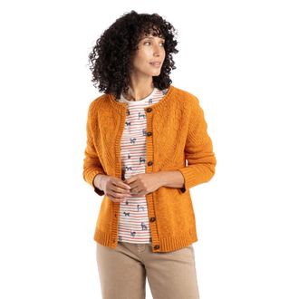 Weird Fish Caballo Strickjacke f&uuml;r Damen (Nussbraun)