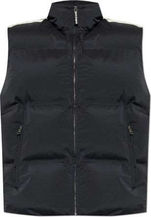Palm Angels Homme, Vestes, Noir, Taille: 2XL Logo Down Vest