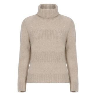 D.exterior Damen, Strickwaren, Beige, SGröße