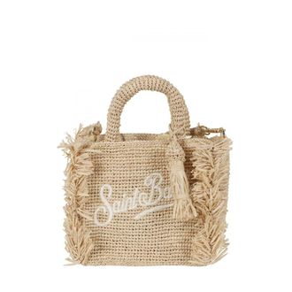 Saint Barth Femme, Sacs, Beige, Taille: ONE Size Sac Vanity Mini en Raffia