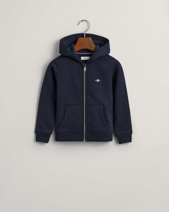 GANT Kinder Shield Sweatjacke (110/116) EVENING Blau
