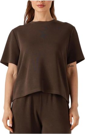 Selected Damen, Oberteile, Braun, LGr&ouml;&szlig;e