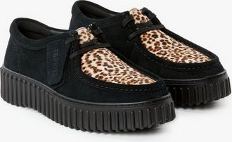 Clarks Mocassins crant&eacute;s en cuir