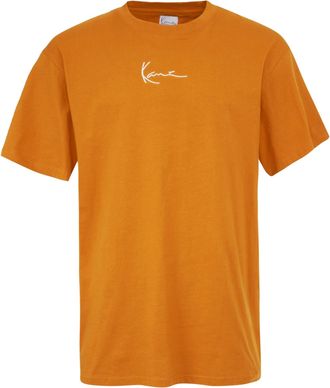 Karl Kani Herren KM-TE011-025-02 KK Small Signature Essential Tee Cognac Cognac, S