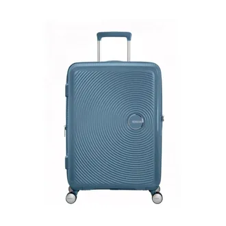 American Tourister unisex, Valises, Bleu, Taille: ONE Size Valise Soundbox extensible avec serrure TSA